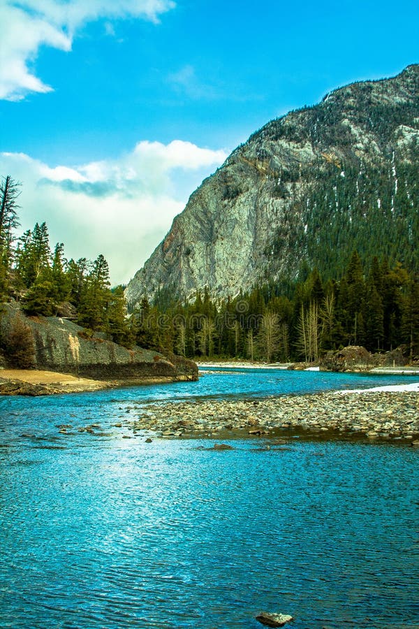 River in Canada stock photo. Image of montaaplusmn, blue - 59099706