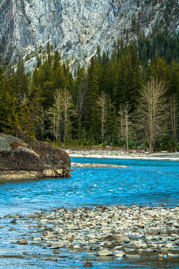 River in Canada stock image. Image of blue, montaaplusmn - 59100015