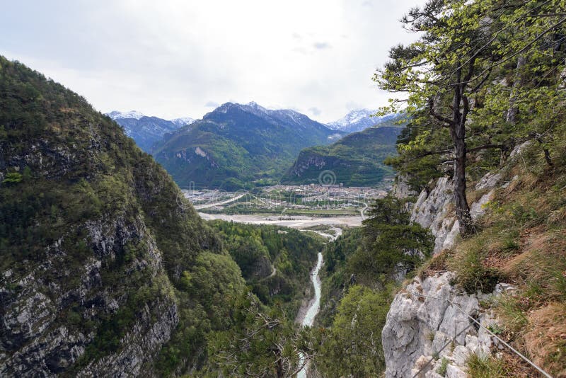 The River in the Canyon in Area of Villanova Stock Image - Image of ...