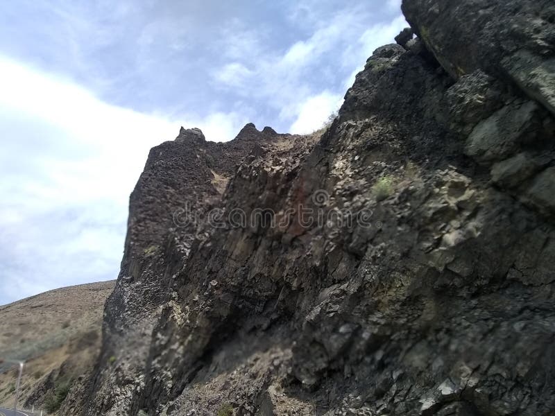 River Canyon Road Eastern Washington State Stock Image - Image of road ...