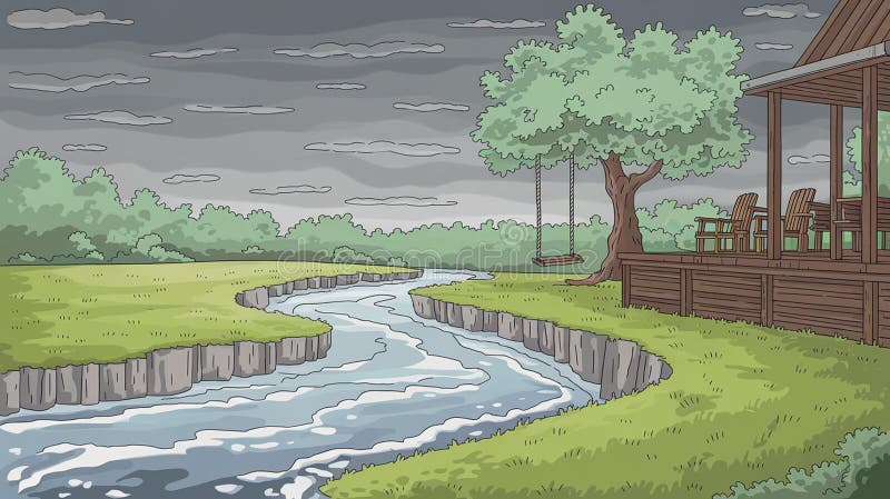 Cartoon River Bank Stock Illustrations – 1,802 Cartoon River Bank Stock ...