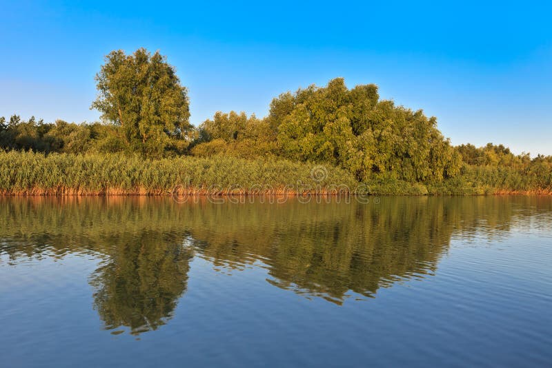 River channel stock image. Image of outdoor, reflection - 26077969
