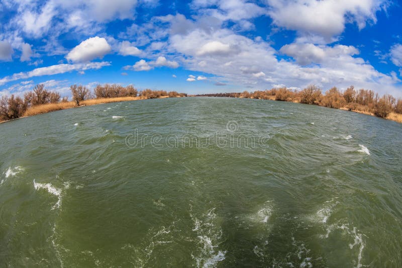 River Channel in Danube Delta Stock Image - Image of channel, danube ...