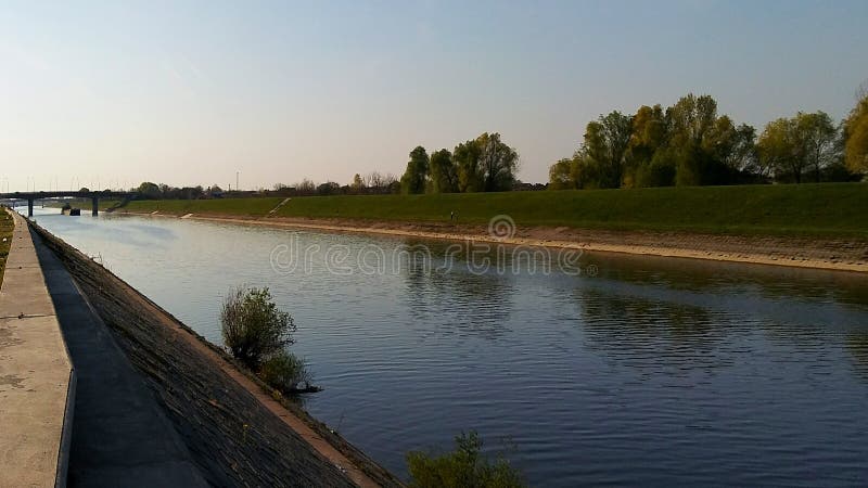 River channel stock photo. Image of riverandsky, channel - 90146142
