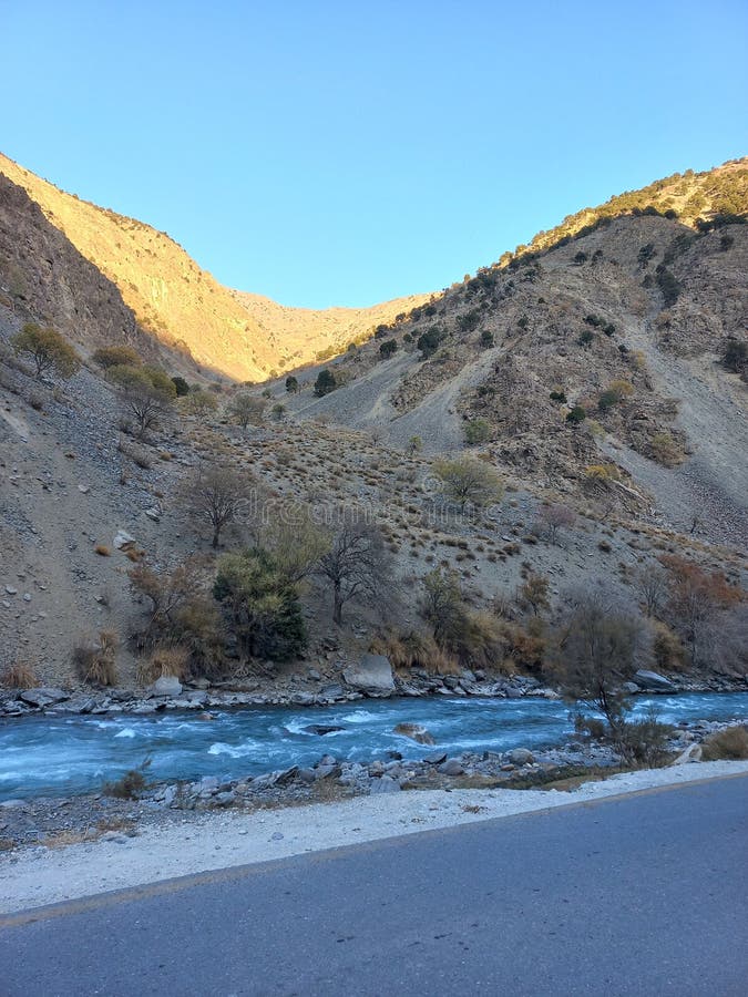 River chitral stock photo. Image of nature, badlands - 240255404