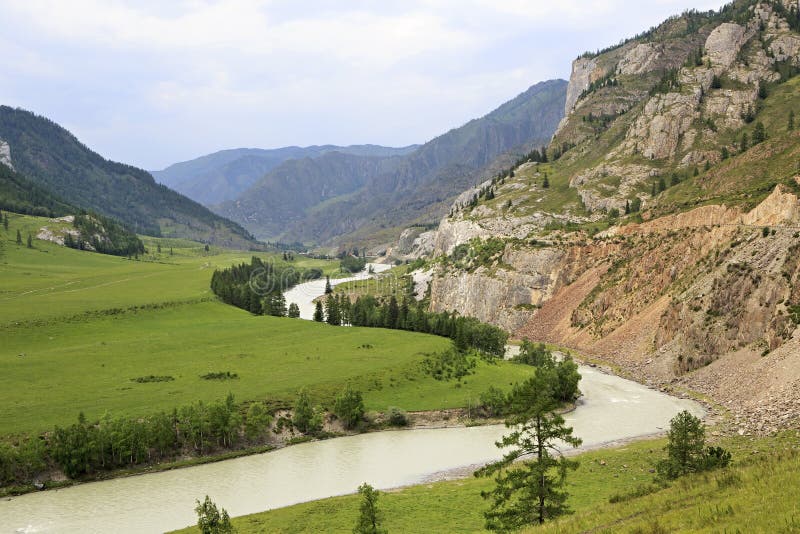 River Chuya Near Chuysky Trakt Stock Photo - Image of tourism, travel ...