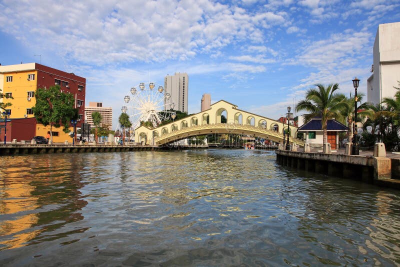 Jakarta Old Town Along the Smelly River. Java. Indonesia. Stock Image ...