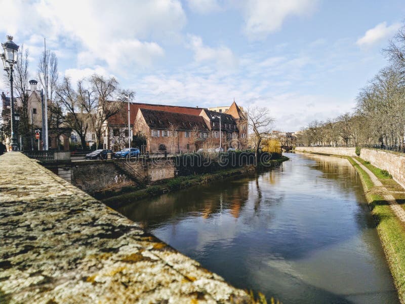 River in city editorial photography. Image of city, landscape - 173614672