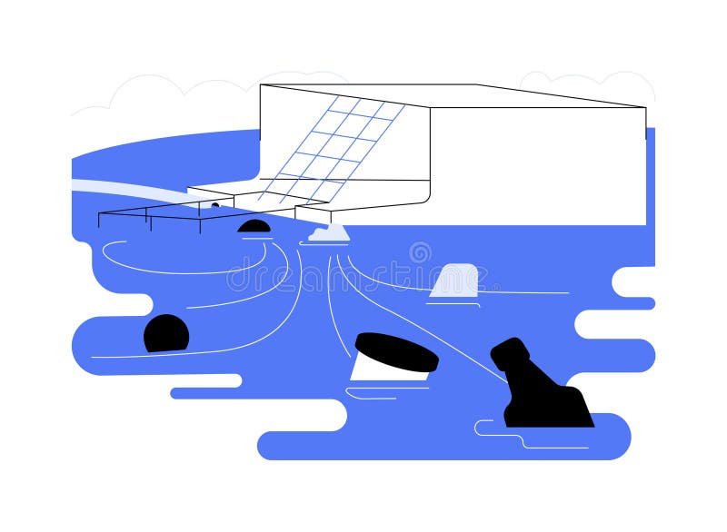 River Cleanup Abstract Concept Vector Illustration. Stock Vector ...