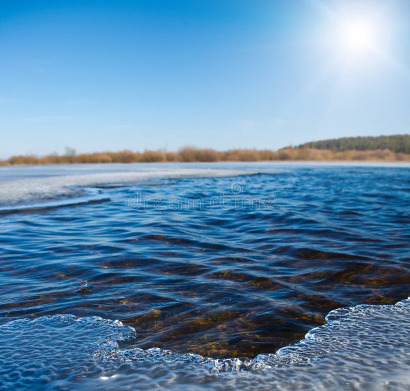 River clear water stock image. Image of green, frost - 32894137