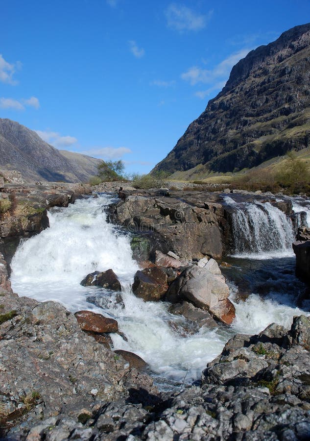 River Coe. stock photo. Image of blue, scenic, scotland - 2450648