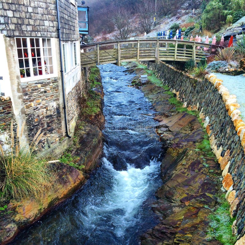 River stock image. Image of river, little, runs, town - 50995551