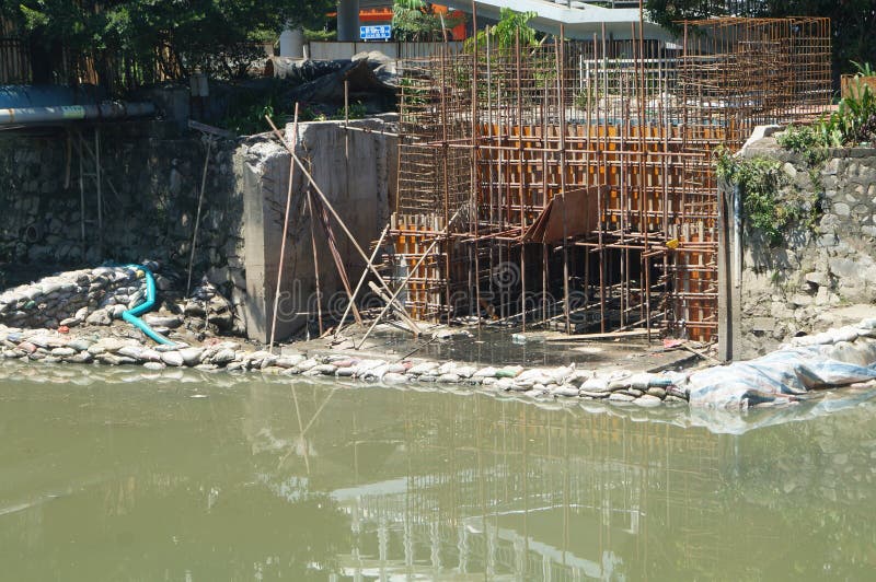 River control project stock photo. Image of shenzhen - 59872674