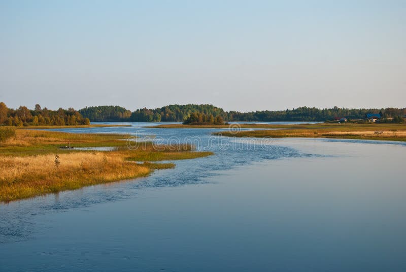 River in countryside stock image. Image of flowing, land - 40881333