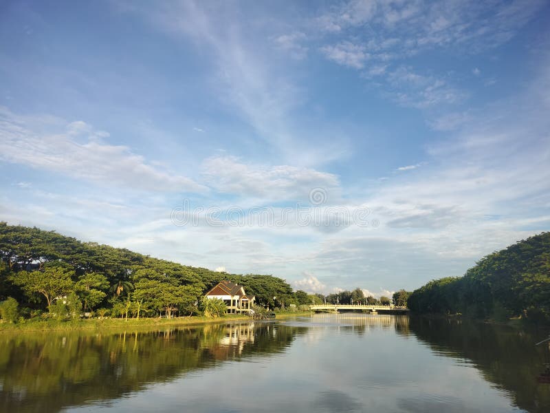 The River that Crosses the Middle of the City of Banda Aceh Stock Image ...