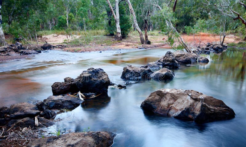 River crossing stock image. Image of maningrida, river - 44652947