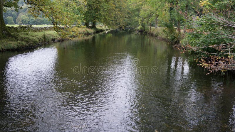 River in Cumbria stock image. Image of leading, bridge - 65877911
