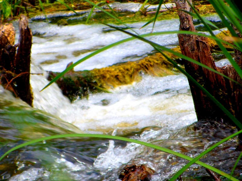 River Current Spring Dam Water Foam Stock Image - Image of current ...