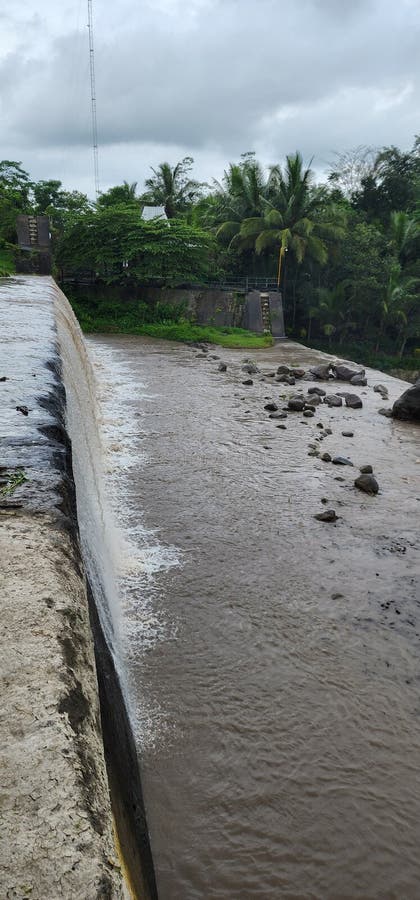 River Dam Waterfall Epic Stone Stock Photo - Image of waterway, stone ...