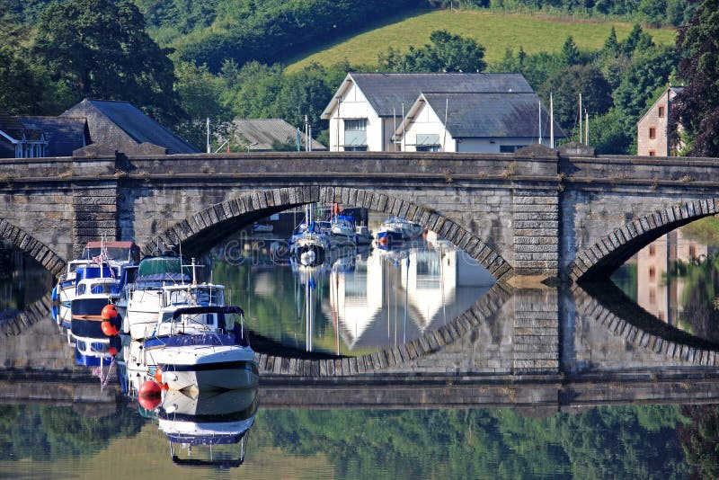 River Dart, Totnes stock photo. Image of green, river - 43402644