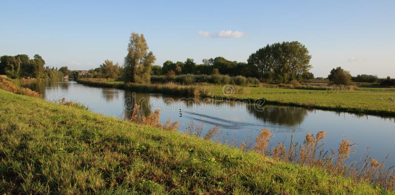 River de linge stock image. Image of summer, landscape - 12743361