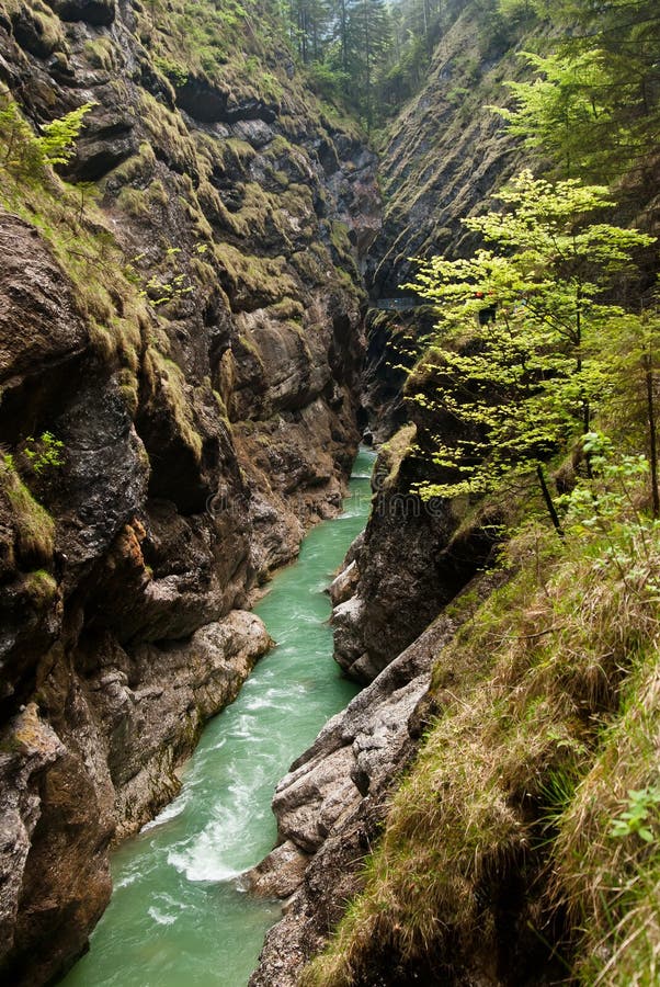 River in a deep canyon stock photo. Image of vertical - 36403802