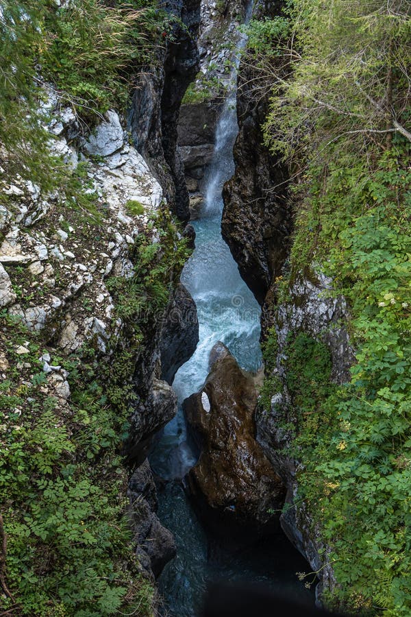 River in a Deep Rocky Gorge in Sappada Stock Photo - Image of wild ...