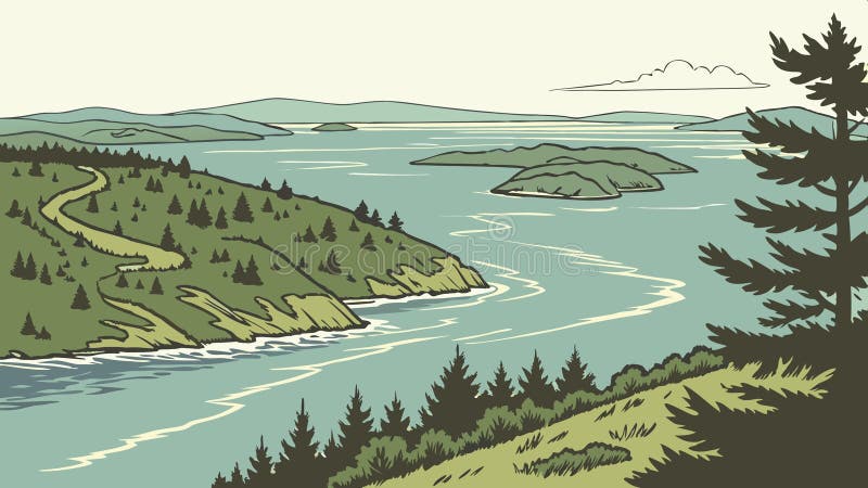 River Delta Landscape, Water Channels, River System, Delta Formation ...