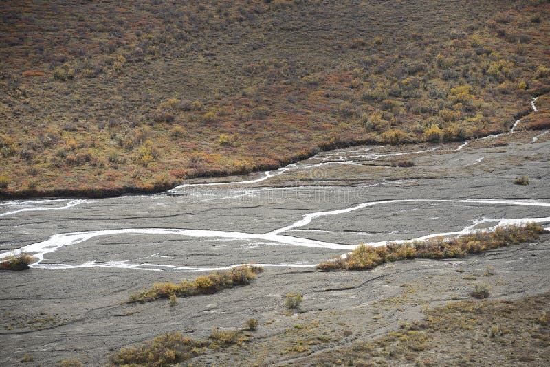 River in denali stock image. Image of national, clouds - 71902347