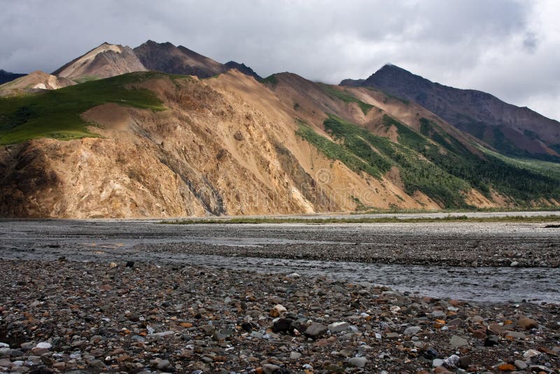 River in Denali stock image. Image of landscape, travel - 30388559