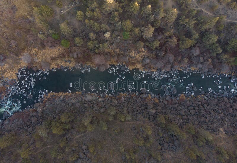 River in the Desert, Aerial View. Texture Stock Photo - Image of river ...