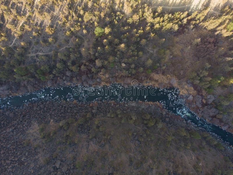 River in the Desert, Aerial View. Texture Stock Photo - Image of ...