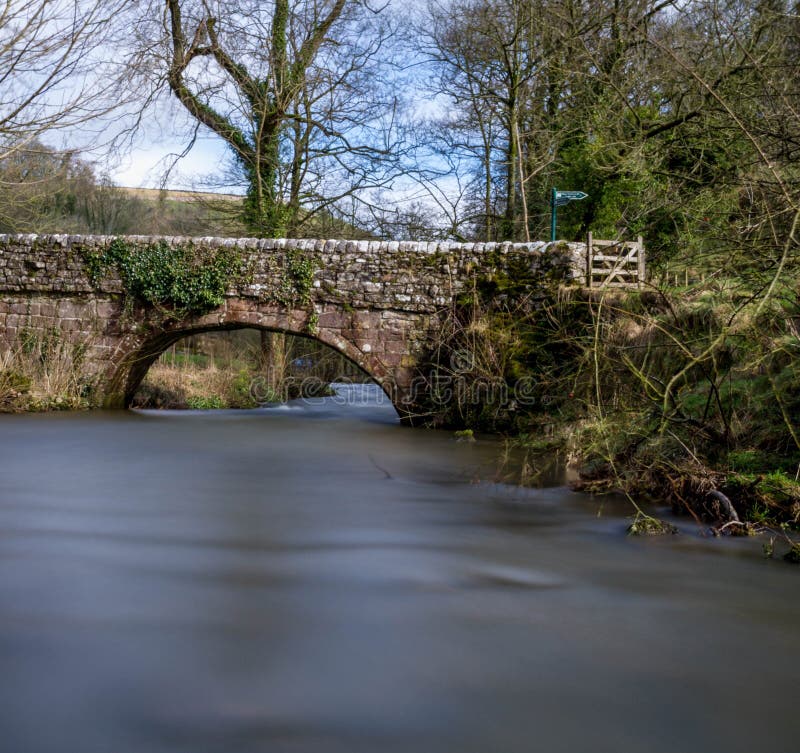 The River Dove at Milldale, Derbyshire. Stock Photo - Image of pathway ...
