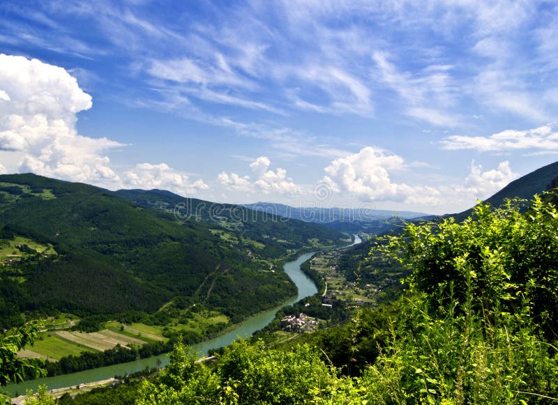 River Drina stock image. Image of serbia, person, freshwater - 27988507