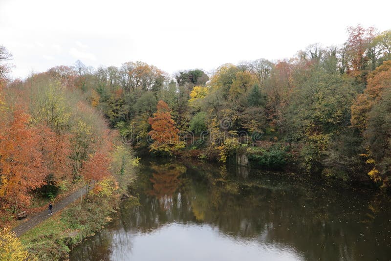 The river in Durham, UK stock image. Image of colors - 109141161