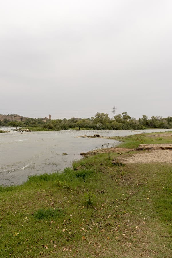The river Ebro stock image. Image of environment, aragon - 100439167