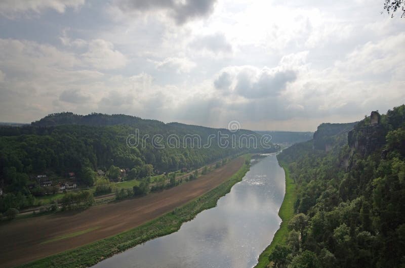 River Elbe stock photo. Image of rock, landscape, formation - 41830808
