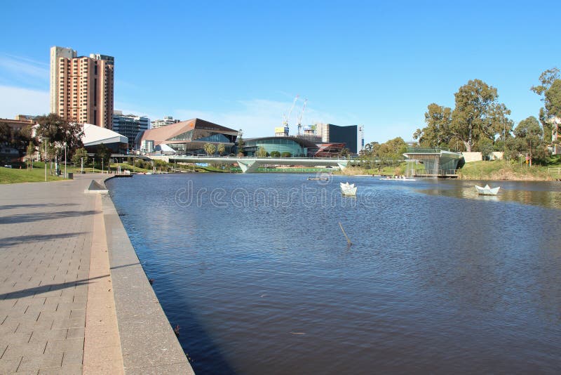 River at Elder Park in Adelaide - Australia Stock Photo - Image of ...