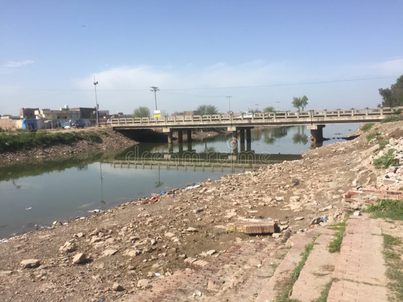River stock photo. Image of empty, bridge, water, river - 177601126