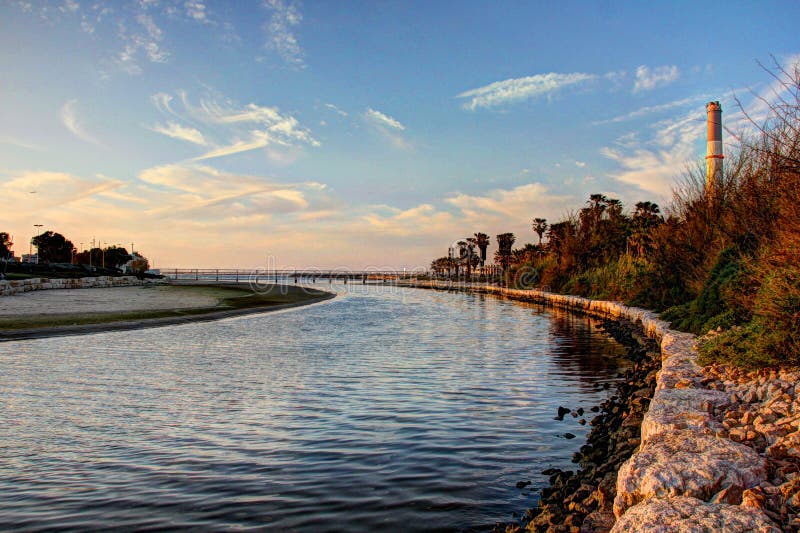 River End stock photo. Image of city, beautiful, connection - 89558164