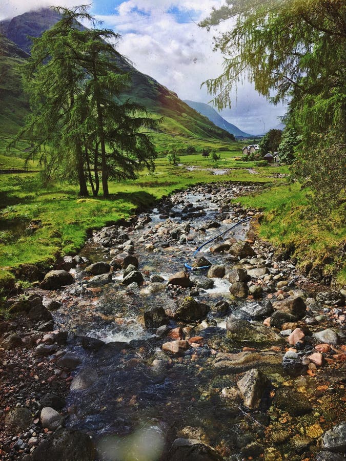 River Etive near Glencoe stock image. Image of tourism - 98136917