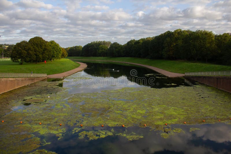 The River Exe in the City of Exeter in Devon Stock Image - Image of ...