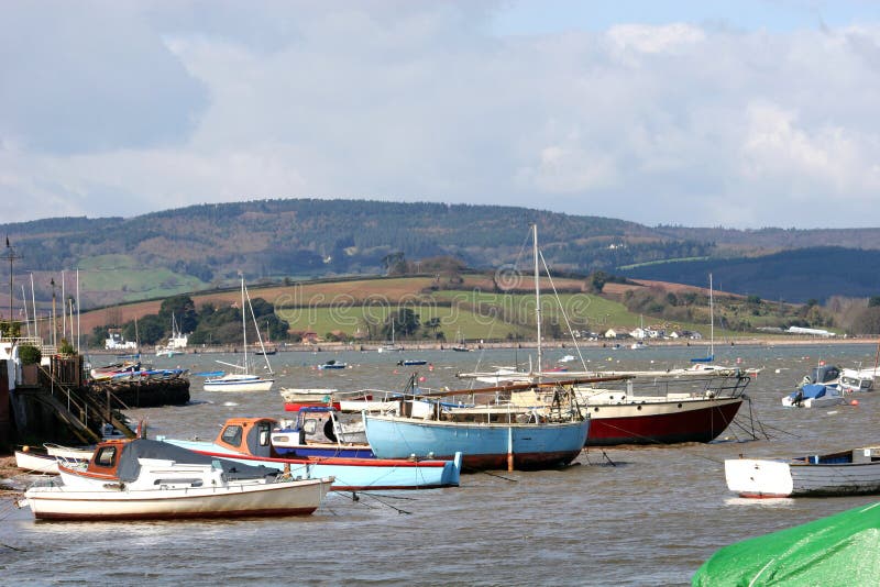 River Exe estuary stock photo. Image of sand, beach, estuary - 14749164