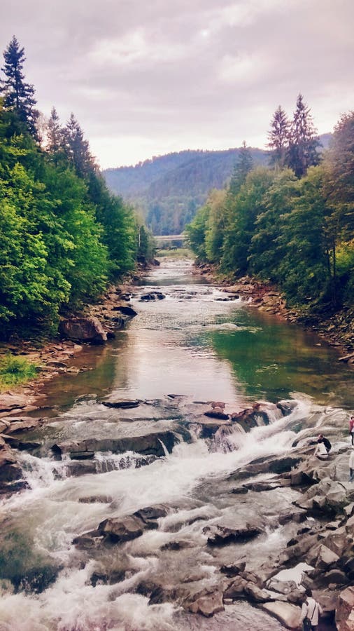 River falls editorial photo. Image of waterfall, coloma - 53670881