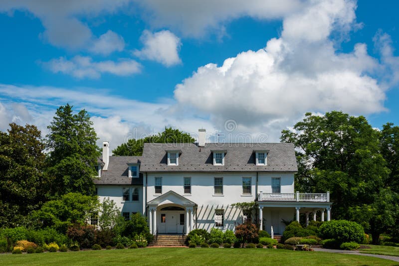 The River Farm House, in Alexandria, Virginia Stock Photo - Image of ...