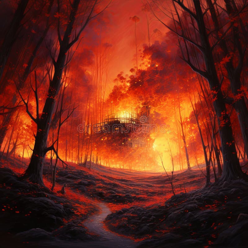 The Mesmerizing Dance of Fire and Water in the Heart of the Enchanted ...