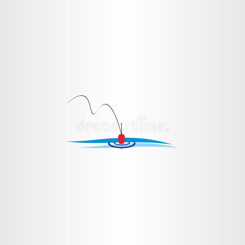 River Fishing Bobber Logo Vector Stock Vector - Illustration of emblem ...
