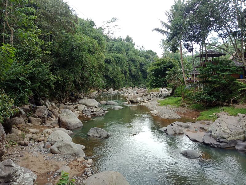 View from the Top of the River Stock Image - Image of rocks, waterway ...