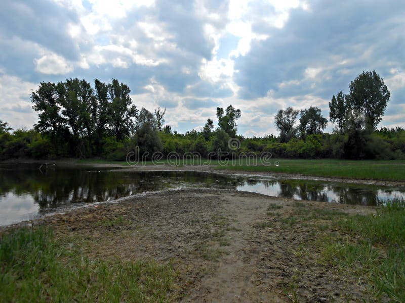 River stock image. Image of lights, clouds, flow, clear - 90829817
