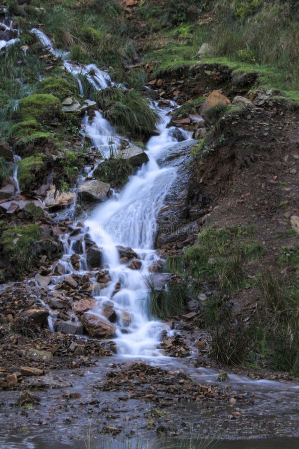 River Flowing through a New Path at Langsett Reservoir Stock Photo ...